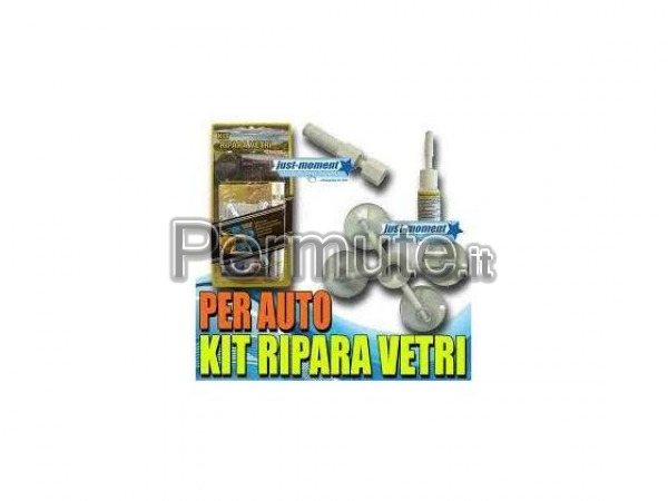 Kit ripara vetro parabrezza per auto con resina per riparazi Rimini ...