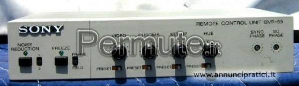 Sony Bvr 55 P (remote controller registratore audio/video) Salerno ...