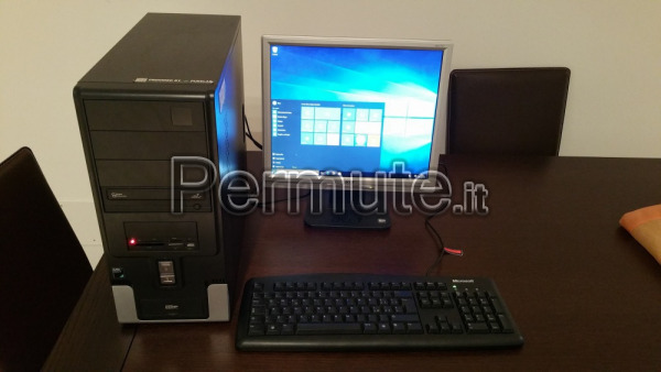 Pc fisso assemblato con monitor e tastiera Milano Usato in Permuta ...