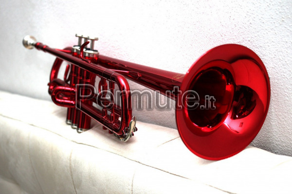 Tromba rossa Wisemann TR300R + bocchino + custodia Bologna Usato in ...