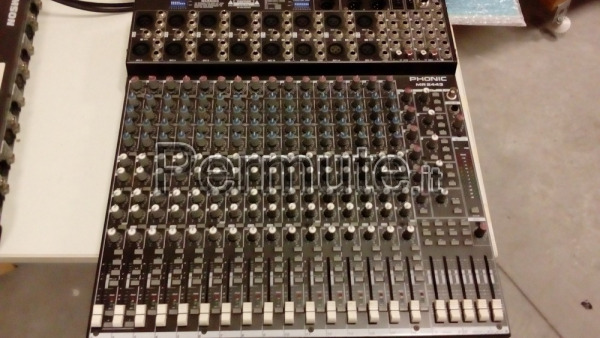 Mixer Phonic 16 ch Roma Usato in Permuta, Mixer - Permute.it