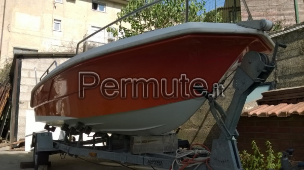 elan495 con carrello stradale Messina Usato in Permuta, Barche a motore - Permute.it