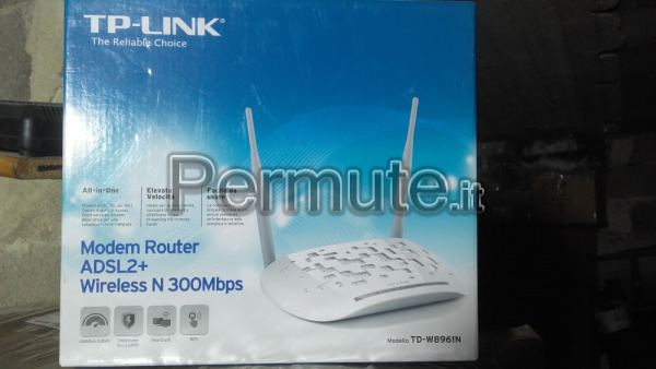 TP-Link TD-W8961N Modem Router ADSL2+ (N300 Mbps, 4 Porte) Bari Usato ...