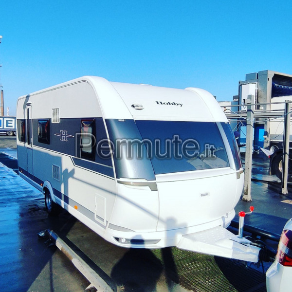 Roulotte hobby 540 kmfe 2015 Piacenza Usato in Permuta, Camper ...