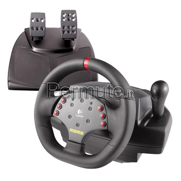volante e pedaliera della logitech momo Bergamo Usato in Permuta ...